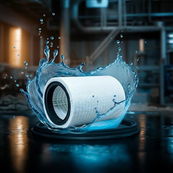 0.3 Micron PTFE Membrane Non-woven Filter Media for Customer Requirements