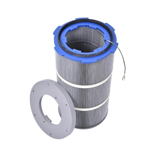 Antistatic Air Filter Cartridges Used For Dust Explosion Proof Condition 99.9% efficiency