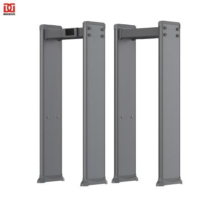 China MD-600FD High Performance 33 Zones Security Walk Through Scanner Gate Arched  Door Frame Metal Detector for sale