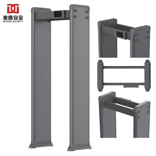 Quality Portable Security Door 7-Inch Lcd Display Airport Scanner High Stability Walk-Through Metal Detector Door for sale