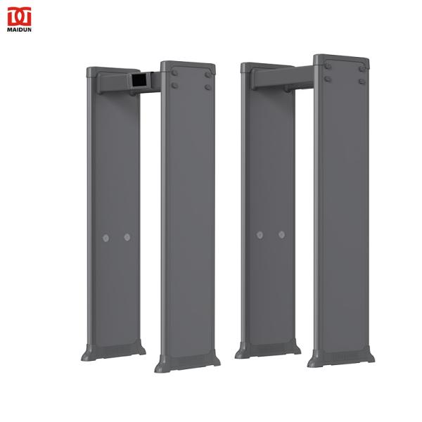 Quality MD-600HD High Performance 7-inch Display Security Equipment Gate  Walk Through Metal Detector for sale