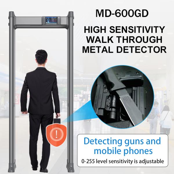 Quality Station Security High Performance Multi-Zone Metal Detector Adjustable High for sale