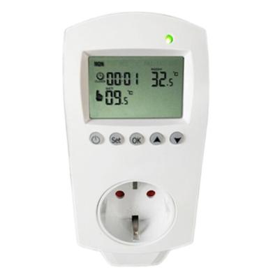 China 16a Digital Plug In Temperature Thermostat Controller Lcd Display for sale
