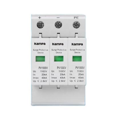 China SPD 1000VDC 40KA 2P 3P DC Surge Protective Device for PV for sale