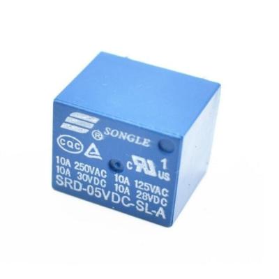 China 5v 10a Automotive Electrical Relay , 250vac 4pin T73 Solid State Relay Car Wholesale Price Srd-05vdc-sl-a for sale