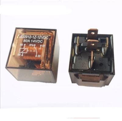 China JD1912 12V 80a universal transparent auto waterproof relay for sale