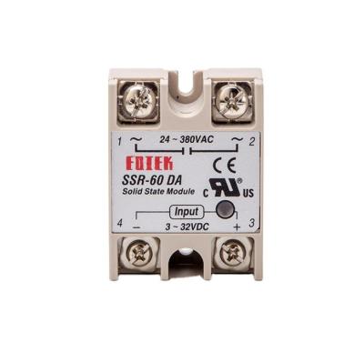 China Foteck SSR-60DA DC to AC electric solid state variable relay for sale