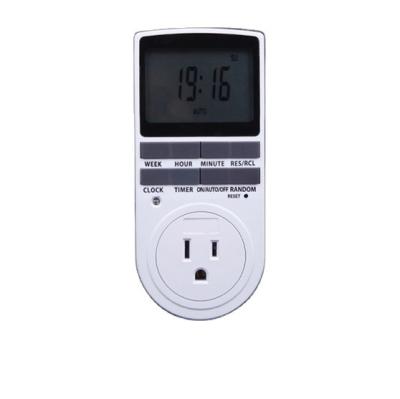 China American Standard Weekly Digital Mini Timer Electric Plug Socket for sale