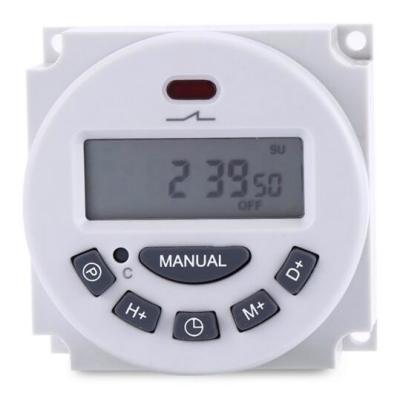 China CN101A L701 AC 220V 16A digital time switch 220VAC weekly programmable electronic timer for sale
