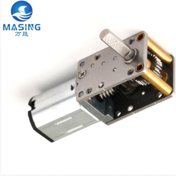Quality Customized DC Worm Gear Motor 12mm N20 N30 Gearbox DC Motor Threaded Shaft M3 M4 for sale