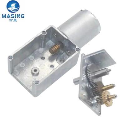 China Right Angle DC Gear Motor 12V 24V 370 Micro DC Spur Gear Motor  For Barbecue Grill for sale