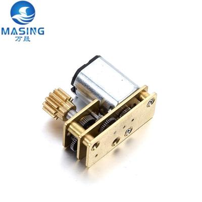 China Brushed Miniature DC Gear Motor N20 12V 200 Rpm Micro Metal Gear Motor for sale