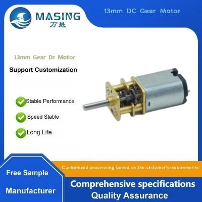 China 13MM Small Electric 12V DC Gear Motor Mini 050 030 Geared Motors For Smart Lock And Toys for sale