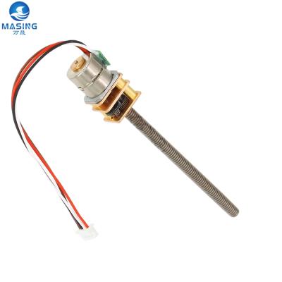 Китай 10-миллиметровый миниатюрный шаговый двигатель с редуктором GM12-10BY DC, микро шаговый двигатель для робототехники, 3D-принтеров и прецизионного оборудования продается