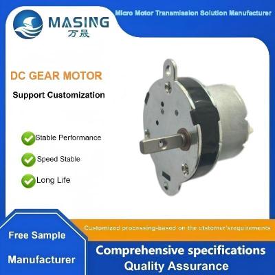 China 12v Dc Gear Motor Low Rpm High Torque DC Motor With Gear Box For Robots And Tea Vending Machine for sale