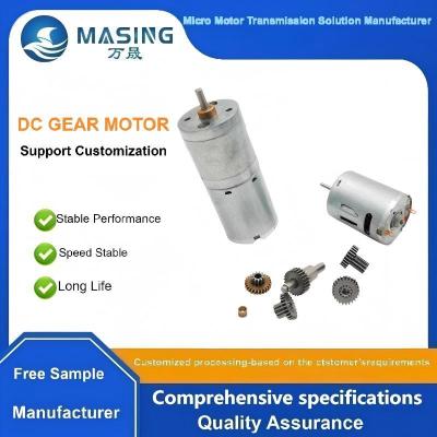 China 25mm Micro Gearbox 12v 630rpm High Torque Geared Motor For Robot Wheel Motor And Automatic Card-Dealing Machine for sale