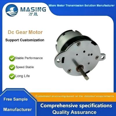 중국 마이크로 로우 기어 모터 DC 12V 10RPM 고 토크 금속 기어 직경 40mm 기어박스 자동판매기용 판매용