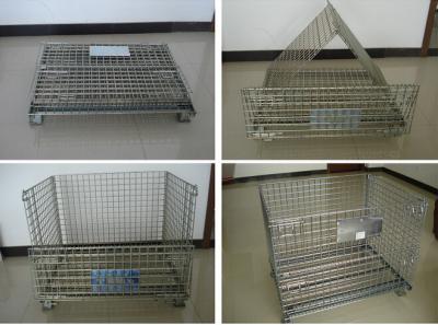 China Collapsible Multi use collapsible wire mesh containers for sale