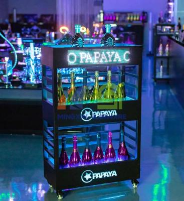 China Champagne Cabinet led Wine cabinet for bar china custom LED Champagne Cabinet Display for sale