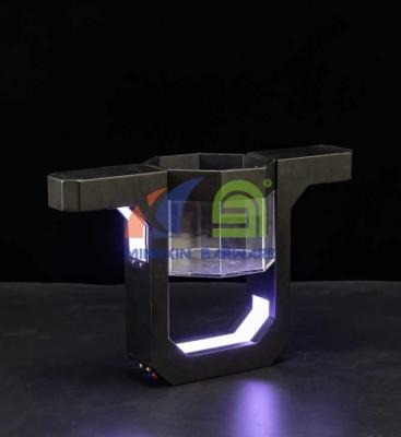 China One Bottle Ice Bucket Presenter illuminated ice bucket for night club Nightclub LED ice bucket for sale