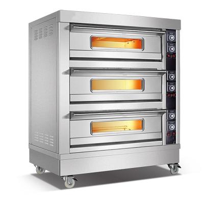 China Multifunctional Food Grade Stainless Steel Gas Oven for Large Scale Baking Needs for sale