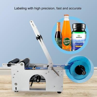 China CBM0.1 Labeling Machine Small Portable and High Accuracy for Adhesive Labels on Bottles for sale