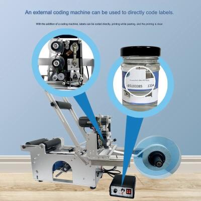 China CBM0.1 Labeling Machine Small Portable and High Accuracy for Adhesive Labels on Bottles for sale