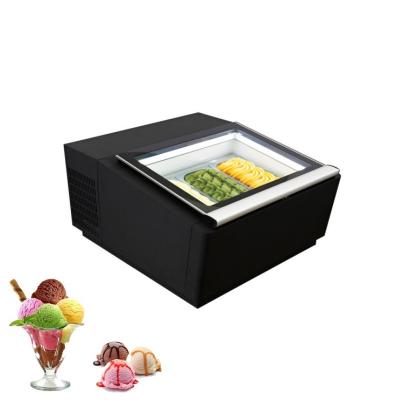 China Soft Ice Cream Display Freezer Perfect for Supermarket and Dessert Shop Refrigeration for sale