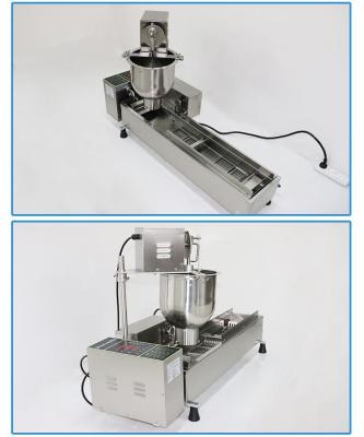 Cina 220v Frittiera per ciambelle Automatica Commerciale 304 Acciaio inossidabile 500pcs/h Macchine alimentari PLC 3kw 35 in vendita