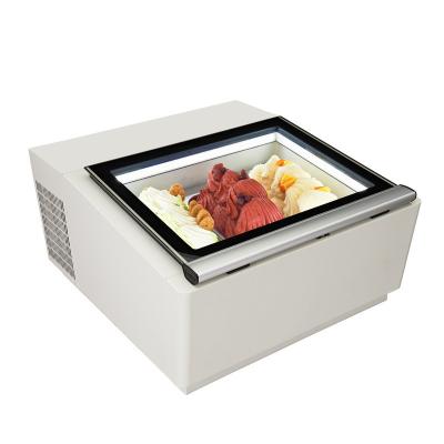 Cina Display cabinet mono-porta 220V a basso costo per mini-desktop gelato in vendita