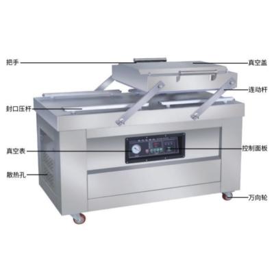China 10mm Heat Seal Strip Width Large Vertical Vacuum Packaging Machine for 120kg Capacity for sale