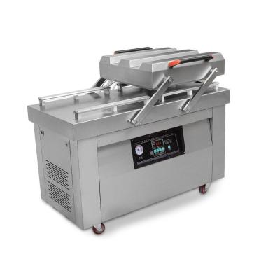 Cina Acciaio inossidabile Commercial Double Chamber Vacuum Packing Machine 650mm Strip di sigillo termico in vendita