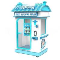 China Fully Automatic Three-Flavor Soft Ice Cream Machine with 280 Cup Capacity 2000w Power for sale