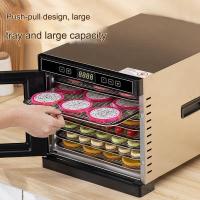 China Multifunctional Solar Fruit Dryer with Simple 4-View Touch Screen and Adjustable Panel for sale