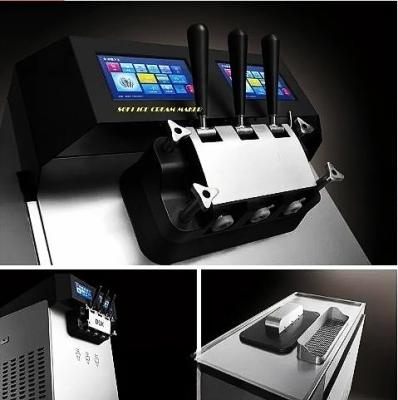 China 150 KG Capacity Soft Ice Cream Making Machine for Cold Drinks Snacks Business for sale