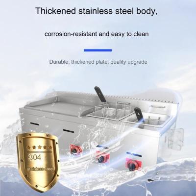 Cina Esperienza il meglio dei due mondi Dual Electric Griddle Fry Machine per la cucina degli hotel in vendita