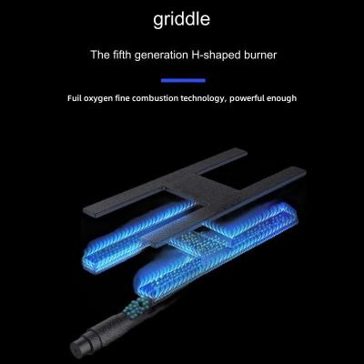 Cina Esperienza il meglio dei due mondi Dual Electric Griddle Fry Machine per la cucina degli hotel in vendita
