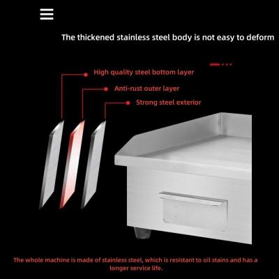 Cina Esperienza il meglio dei due mondi Dual Electric Griddle Fry Machine per la cucina degli hotel in vendita