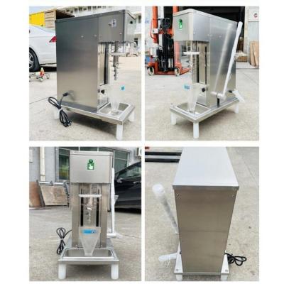 China Low Energy Consumption Swirl Drill Gelato Frozen Yogurt Blender for Real Fruits Ice Cream for sale
