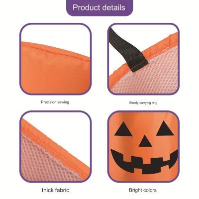 Cina Partito Borsa di zucca leggera Top vendita luminosa LED Borsa di caramelle portatile per Halloween in vendita