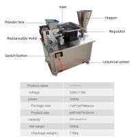 China Fully Automatic Dumpling Wonton Samosa Spring Roll Machine with Stainless Steel Material for sale