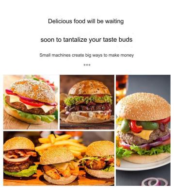 China Vollautomatische Snack-Ausrüstung Hochproduktivitäts-Runde Hamburger-Bunn-Bäckmaschine zu verkaufen