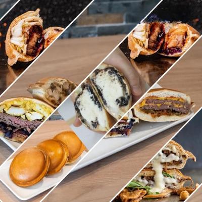 Cina Pressa elettrica a doppia testa per hamburger gourmet a forma perfetta in vendita