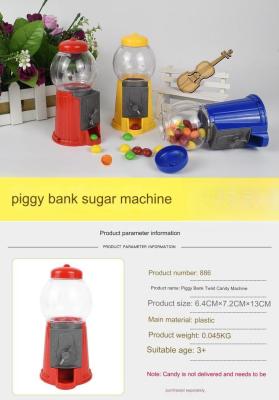 Cina Mini Gashapon con palla di plastica per bambini Macchine per caramelle metalliche in vendita