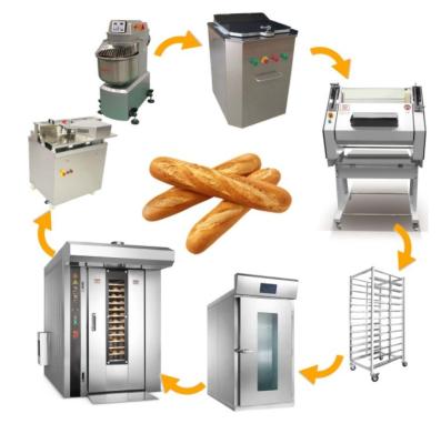 China Fully Automatic French Baguette Making Machine for Bakery Bread Loaf Baking Equipment for sale