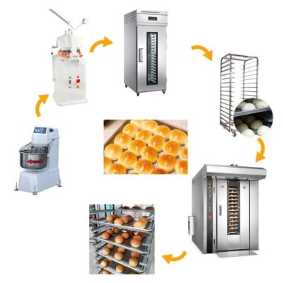 China Fully Automatic French Baguette Making Machine for Bakery Bread Loaf Baking Equipment for sale
