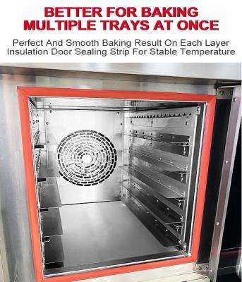 China High Production Professional Baking Ovens with Hot Air Circulation and Steam Deck for sale