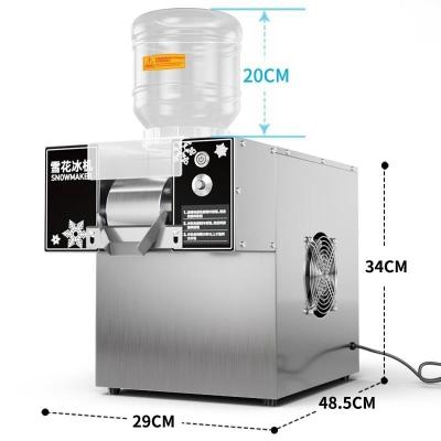 China Commercial Bingsu Machine 290*485*340 mm Ice Shaver Snow Cone Maker for Food Processing for sale