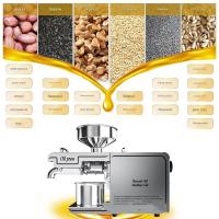 China 110V-220V Screw Squeezed Press Oil Press Machine with 360 Degree Ring Heating Device for sale