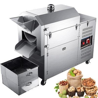 China Nuts Processing Equipment Grain Drying Roaster for Cocoa Beans Almonds and Peanuts for sale